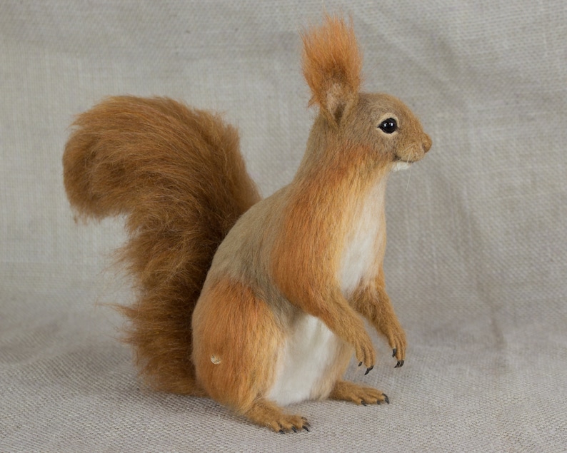 Made to Order Needle Felted Squirrel: Custom Needle Felted | Etsy