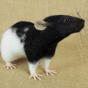 Made to Order Needle Felted Rat: Custom Needle Felted Animal Sculpture ...