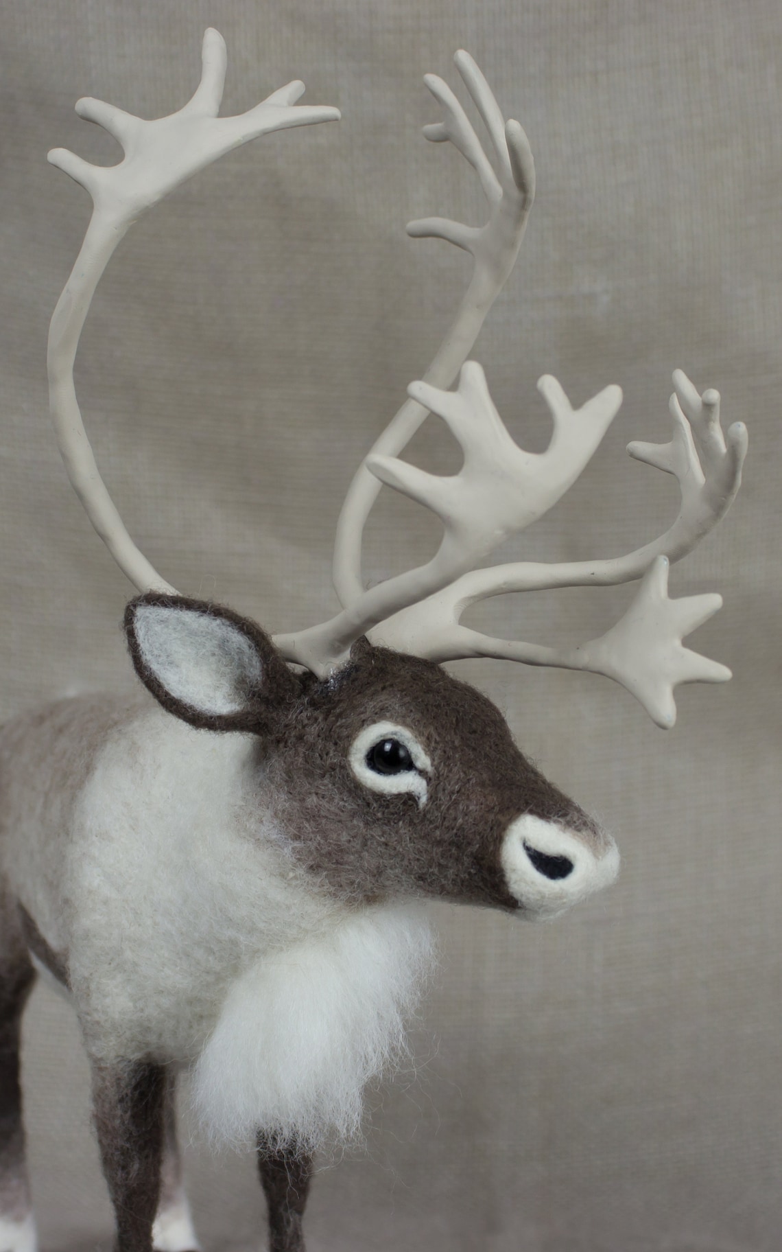 Made to Order Needle Felted Reindeer / Caribou: Custom Needle - Etsy