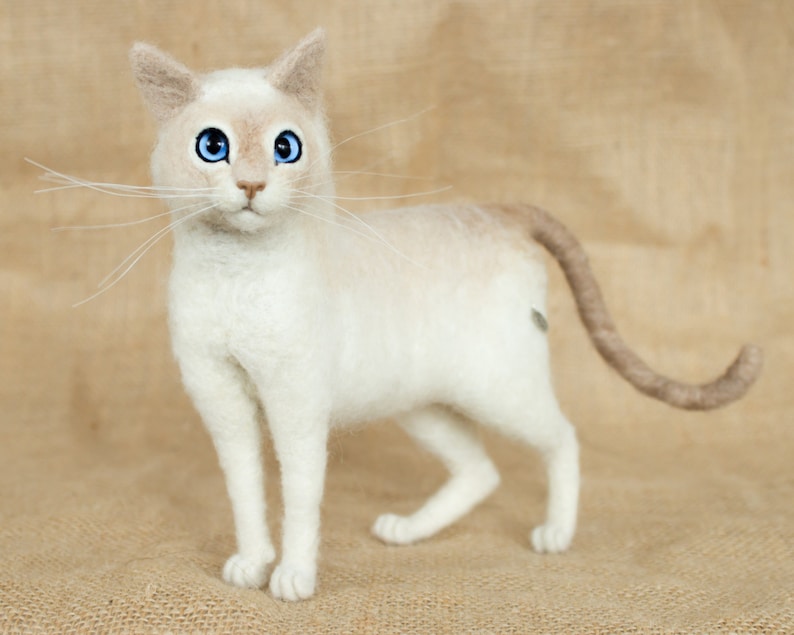 Made to Order Needle Felted Cat: Custom Needle Felted Animal - Etsy Canada