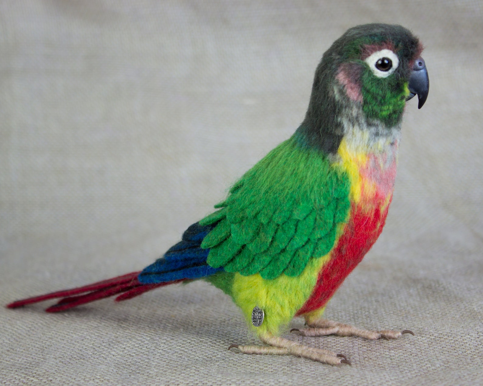 Made to Order Needle Felted Conure Parrot: Custom Needle - Etsy