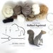 Needle Felted Squirrel Kit and Tutorial - Etsy