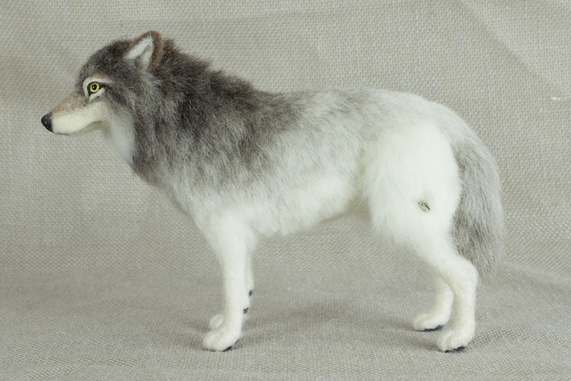 Made to Order Needle Felted Wolf: Custom Needle Felted Animal - Etsy ...