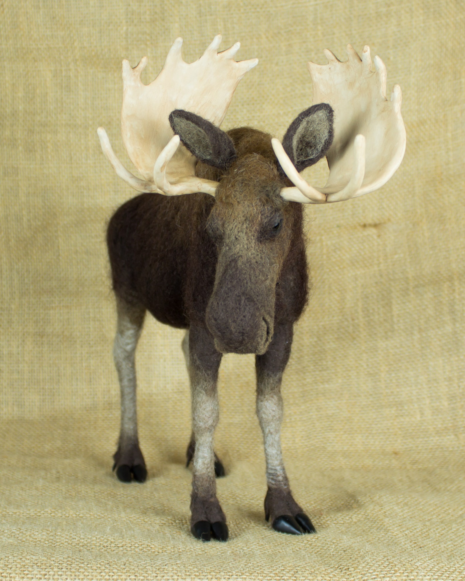 Made to Order Needle Felted Moose: Custom Needle Felted Animal ...