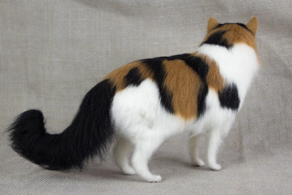 Made to Order Needle Felted Cat: Custom needle felted animal | Etsy