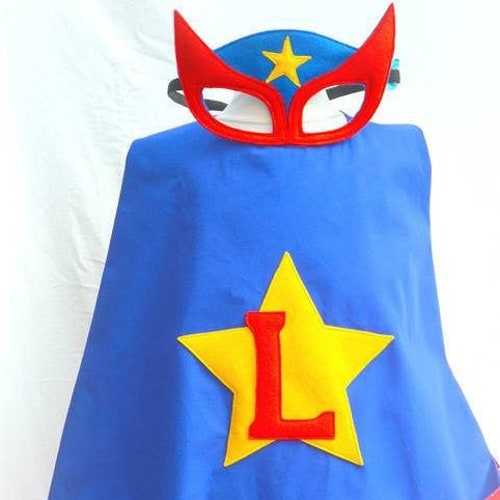 Plain Reversible Red and Blue Superhero Cape - Etsy