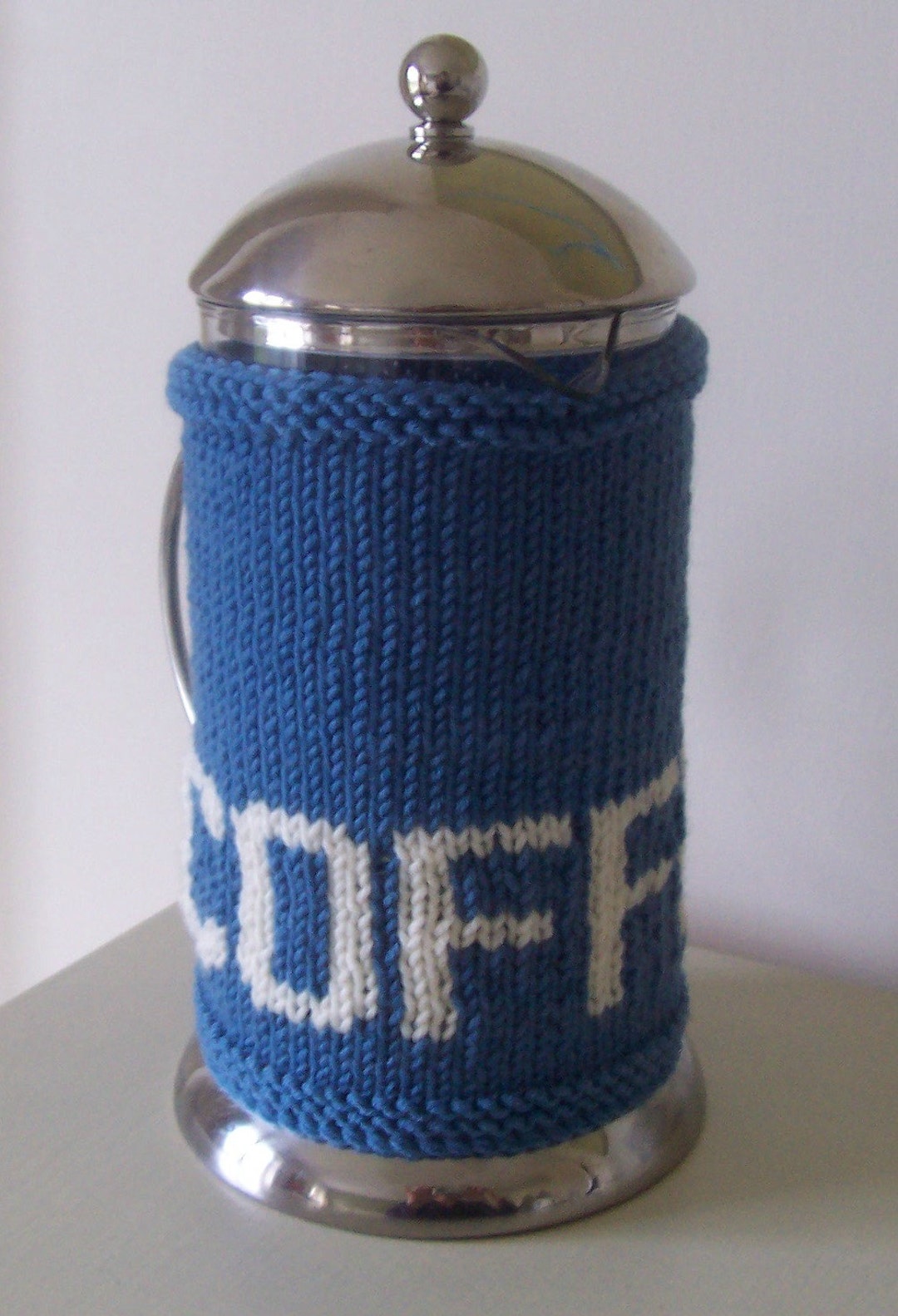 Knitting Pattern for coffee Cafetiere Cosy - Etsy