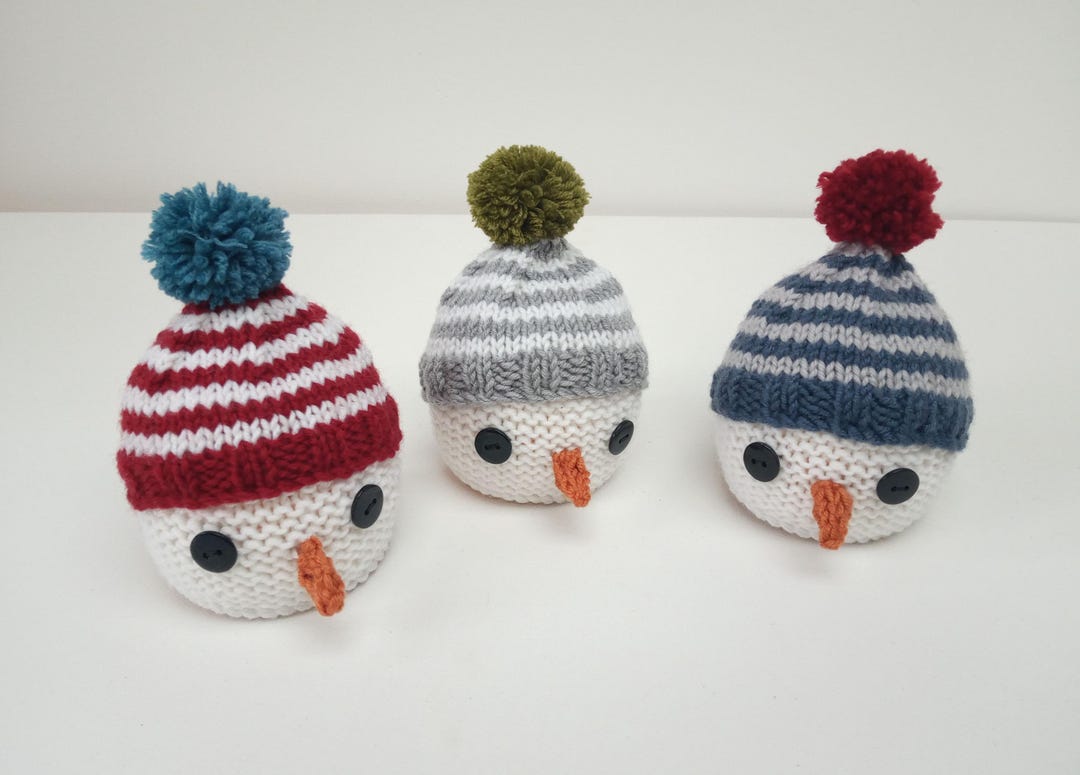 Snowman Chocolate Orange Cover Knitting Pattern PDF in ENGLISH ONLY ...