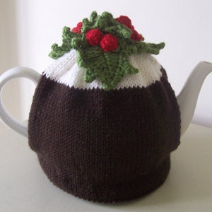 Knitting Pattern PDF for Christmas Pudding Tea Cosy in ENGLISH Only ...