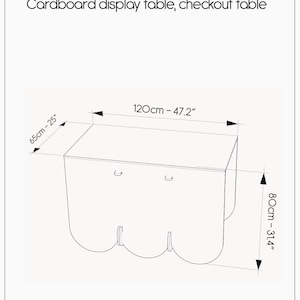 Wave Eco Design: Checkout Counter, Collapsible Display Counter, Vendor ...