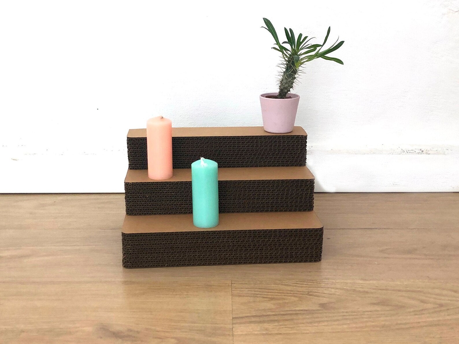 Display Riser Cardboard 3 Tiered Display Stand Product | Etsy