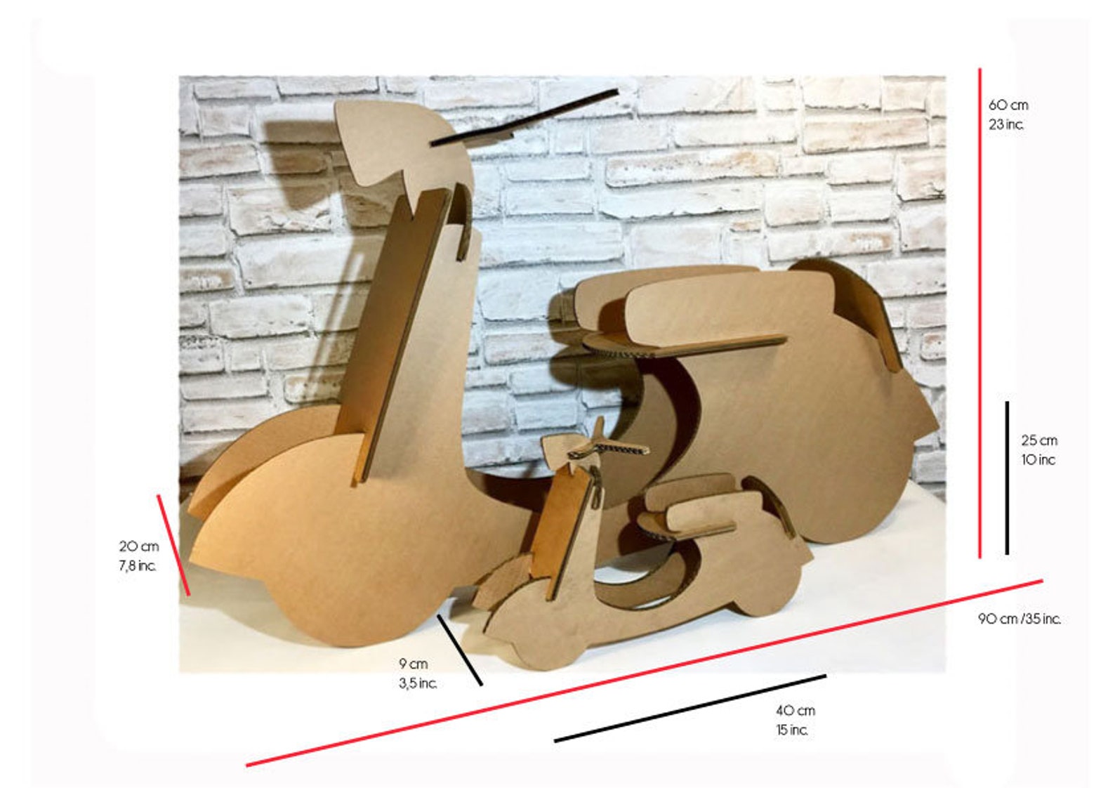 Italian Vespa Scooter Decor Cardboard Vespa Grad Party Decor - Etsy