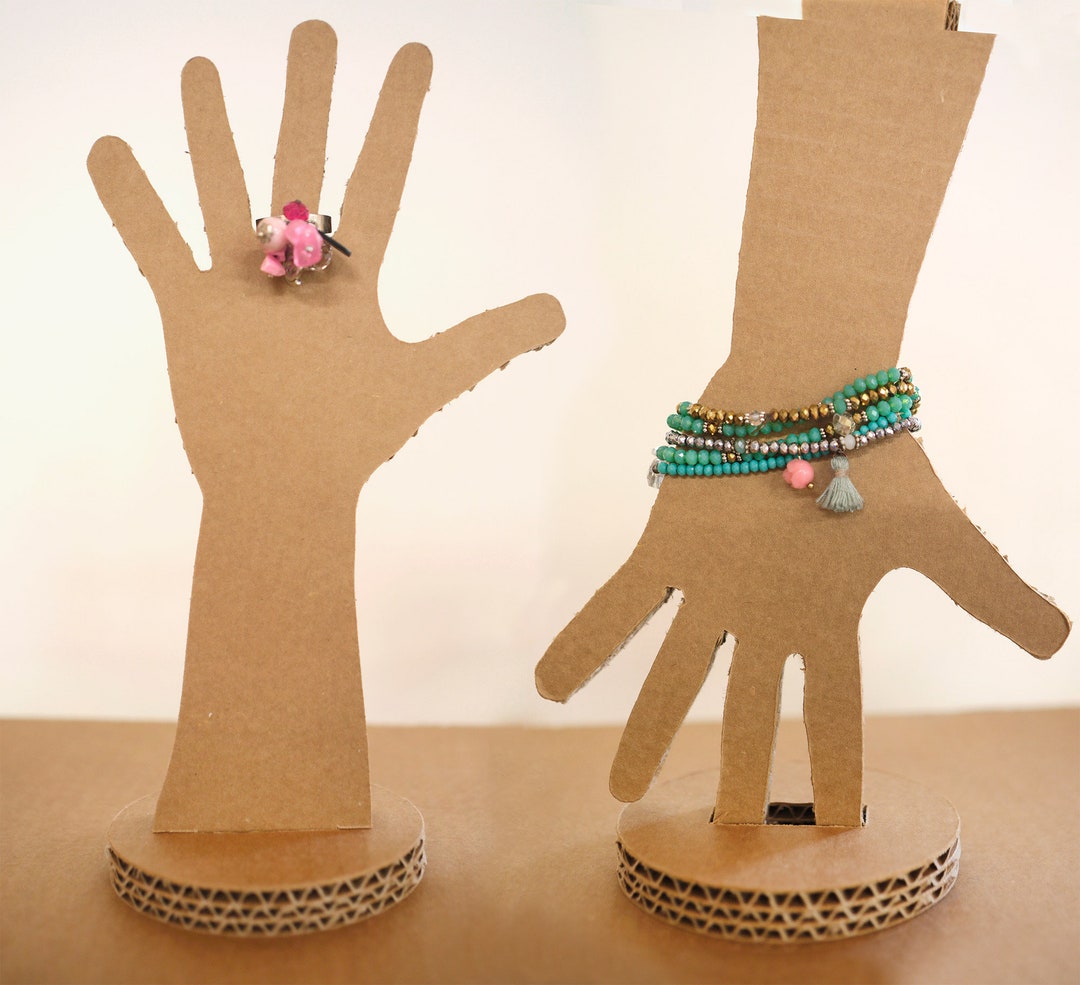 Set Jewelry Hand Display Storage for Store Window, Hand Ring Holder ...