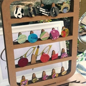 Set of 3 Cardboard Jewelry Display, Necklace Display Holder, Ring ...