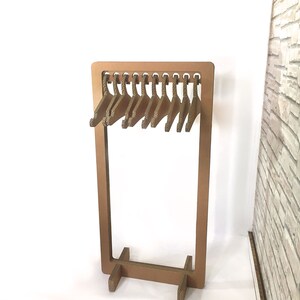 Cardboard clothing rack Coat rack retail clothing display | Etsy