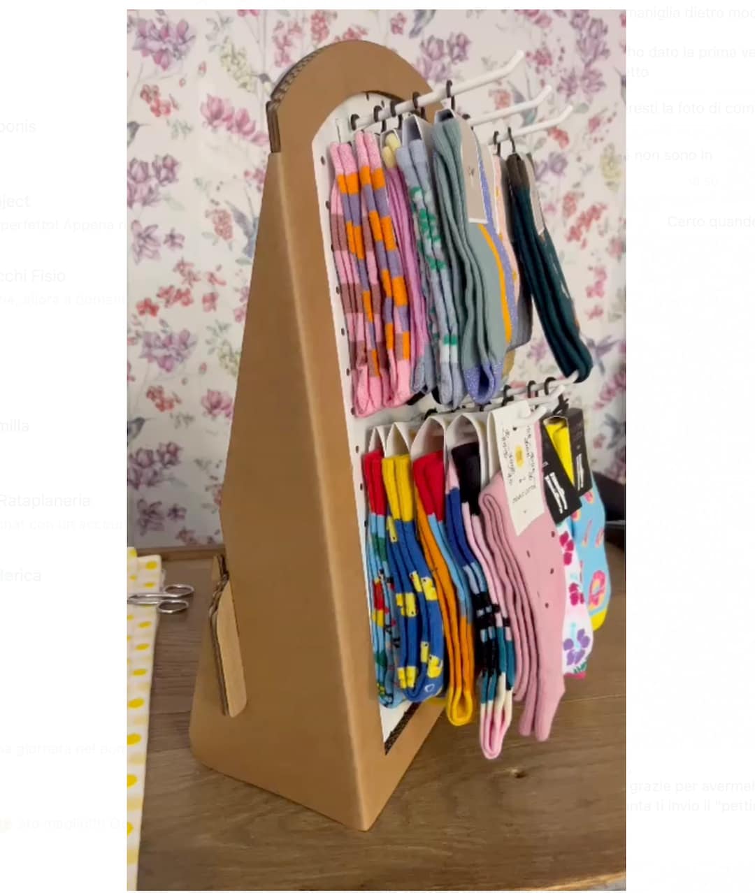Sock Display Ideas Cardboard Display Stand Store Display - Etsy