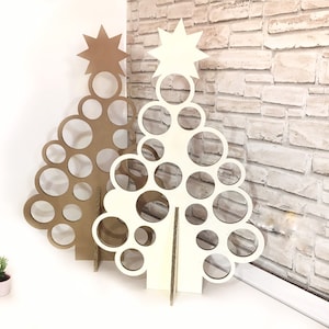 40" Ornament Display Tree Stand, Cardboard Christmas Tree, Christmas ...
