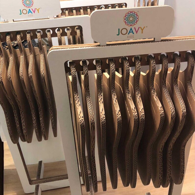 Set Ischia – 10 Cardboard Swimsuit Hangers With Rack | Flat Mannequin ...