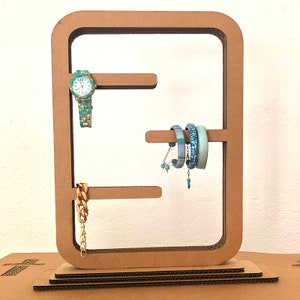 Set of 3 Cardboard Jewelry Display, Necklace Display Holder, Ring ...