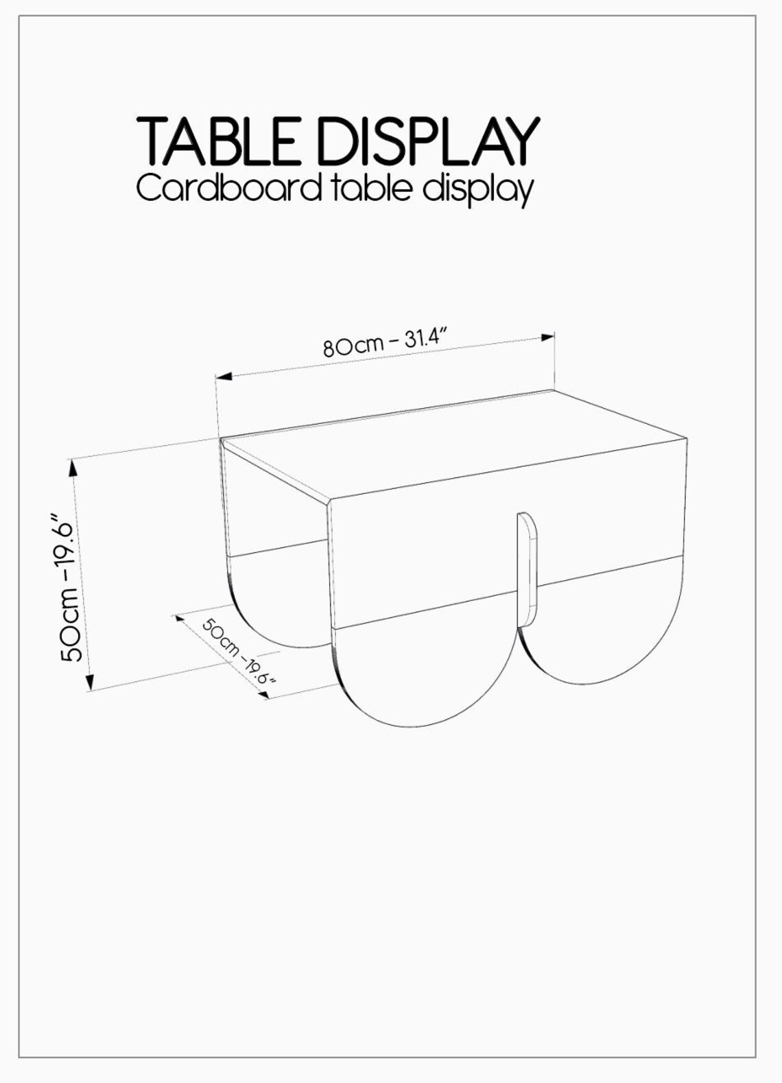 Wavy Cardboard Nesting Tables for Vendor Booths and Art Exhibits, for ...