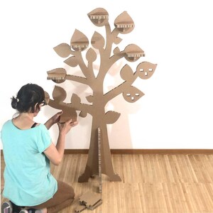 Set Porto: Modular Cardboard Display Stand With Dual-purpose Shelves ...