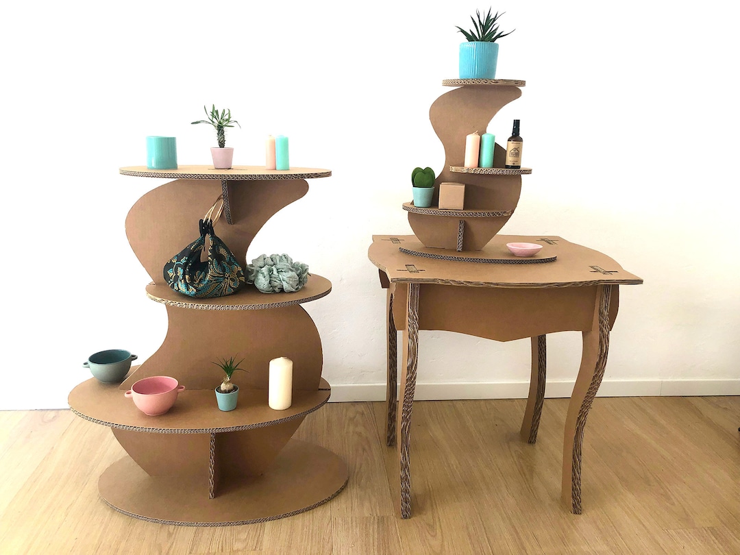 Eco-friendly Cardboard Product Display Shelf, Perfect for Craft Shows ...