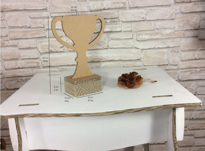 Cardboard Cup Trophy for Competitive Kids Games Cup Trophy Pet | Etsy ...