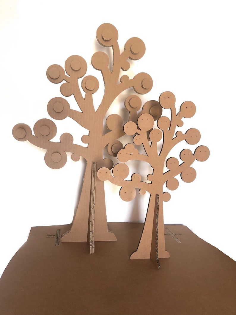 Cardboard Jewelry Tree Stand, Jewelry Display, Necklace Tree Display ...