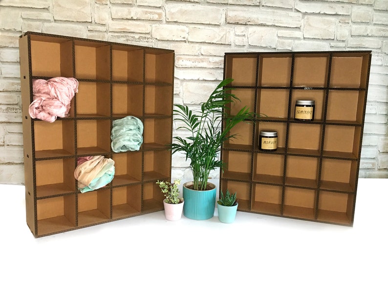 Cardboard Display Cube Shelf Decorative Shelf Jewelry - Etsy