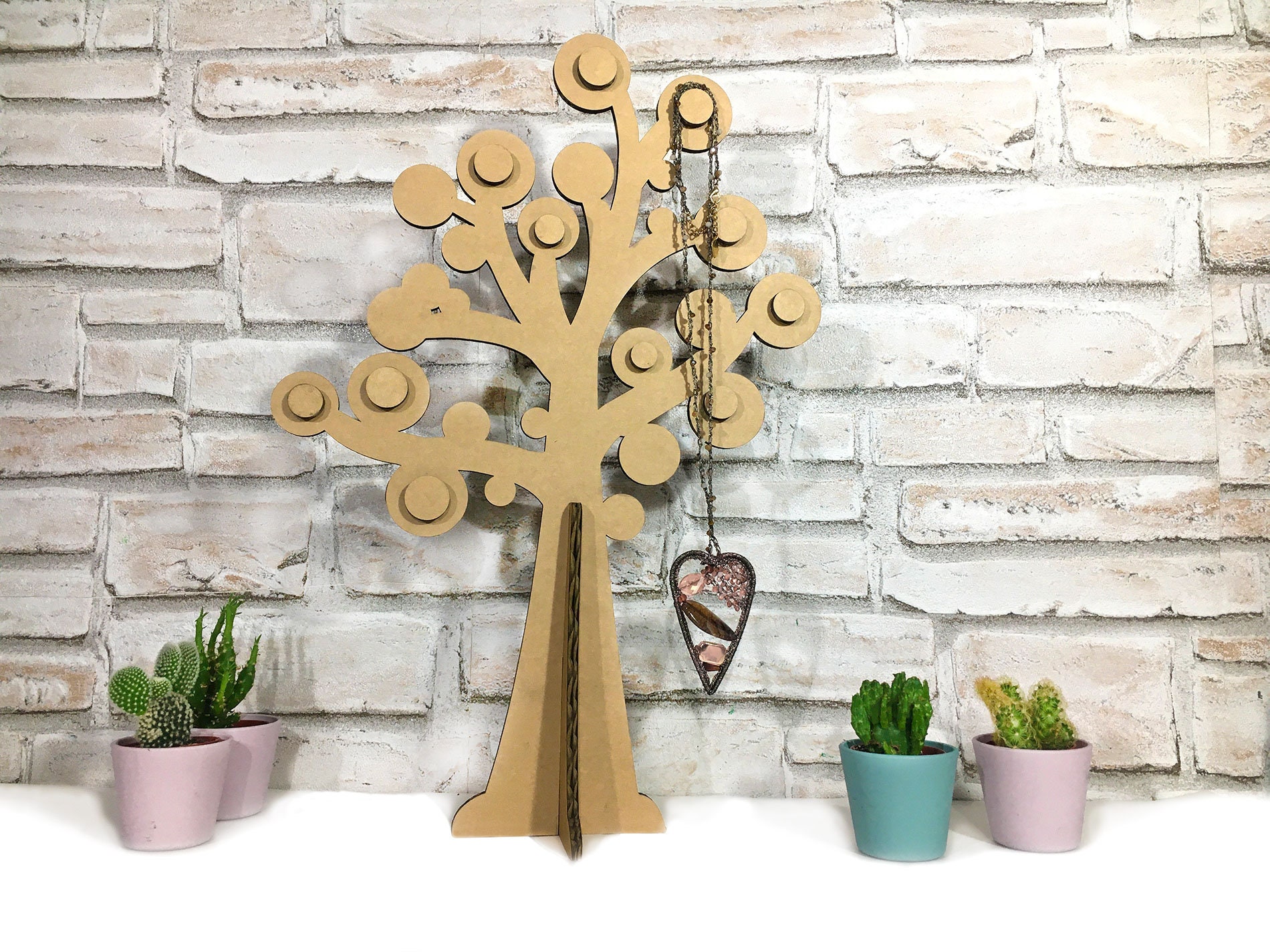 Cardboard Jewelry Tree Stand Jewelry Display Necklace Tree | Etsy