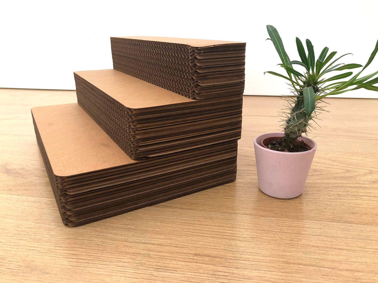 Display Riser Cardboard 3 Tiered Display Stand Product | Etsy