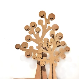 Cardboard Jewelry Tree Stand, Jewelry Display, Necklace Tree Display ...