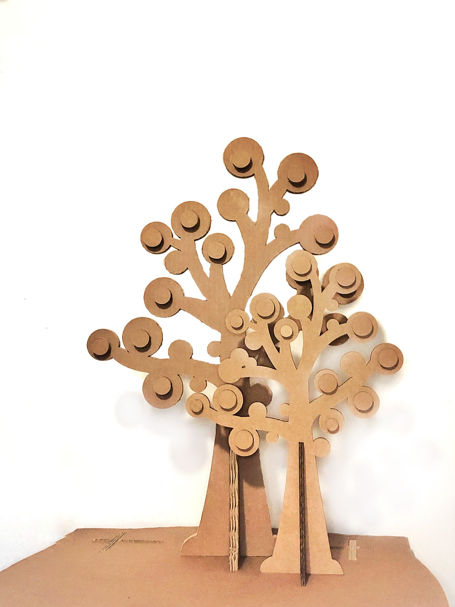 Cardboard Jewelry Tree Stand, Jewelry Display, Necklace Tree Display ...