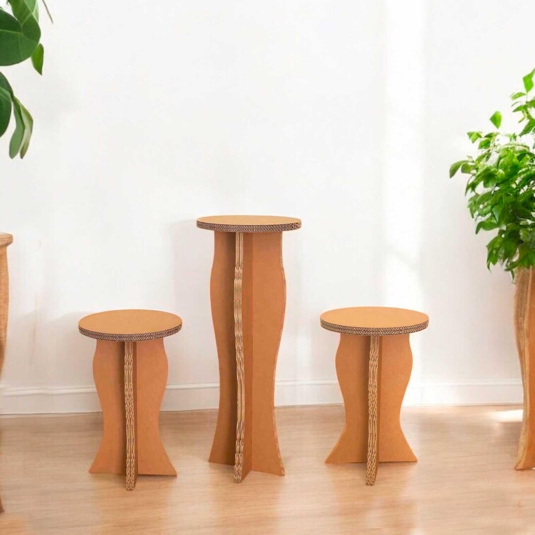 Innovative Cardboard Counter Stool for Stylish Trade Show Booths and ...