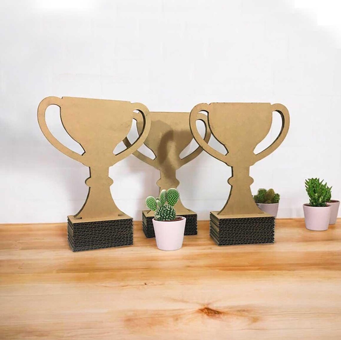 Adorable Cardboard Trophy Cups for Kids' Games and Pet Competitions ...