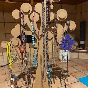 Cardboard Jewelry Tree Stand, Jewelry Display, Necklace Tree Display ...