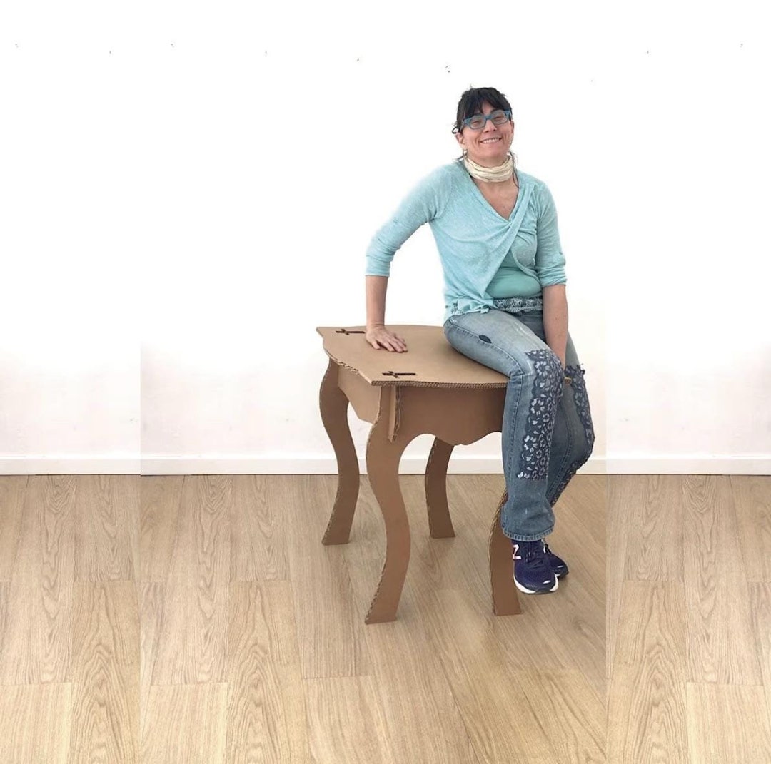 Baroque Cardboard Display Table Foldable, Portable, for Trade Fairs and ...