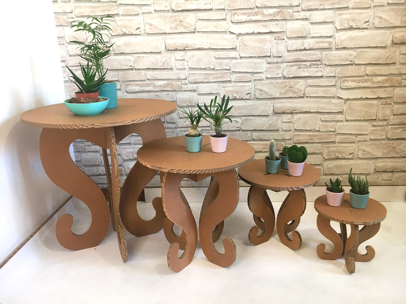 Table Set Display Riser Cardboard Table Riser Merchandise - Etsy Canada