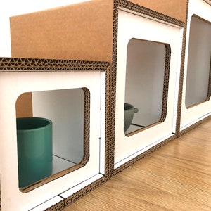 Frame Set – 3 Cardboard Display Cubes With Frame – Countertop Eco ...