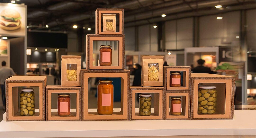 Frame Set – 3 Cardboard Display Cubes With Frame – Countertop Eco ...