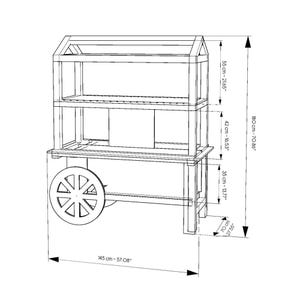 Portable Vendor Display Cart for Trade Shows and Pop up Stores - Etsy