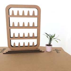 Set of 3 Cardboard Jewelry Display, Necklace Display Holder, Ring ...