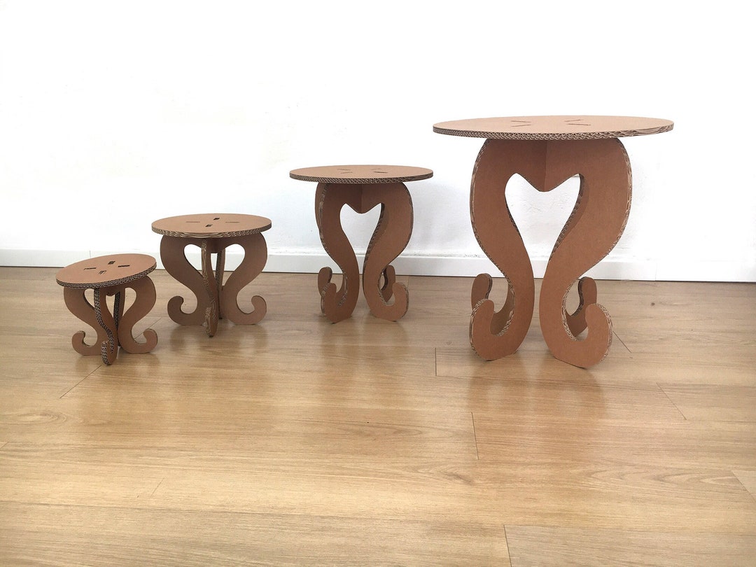 Table Set, Display Riser, Cardboard Table Riser, Merchandise Display ...