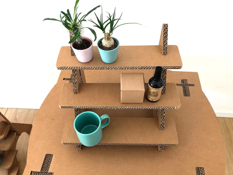 Market Stall Display Cardboard Display Shelf Tiered Display - Etsy UK