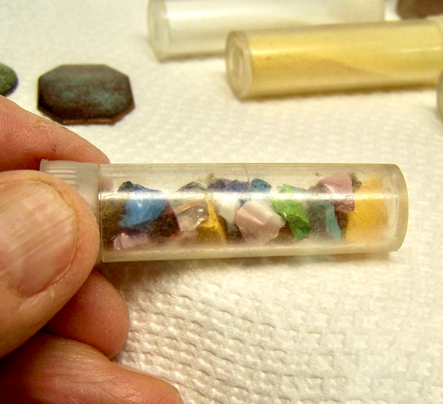 Fire Brite Copper Enameling Supplies Assortment Copper Pieces, Glass ...