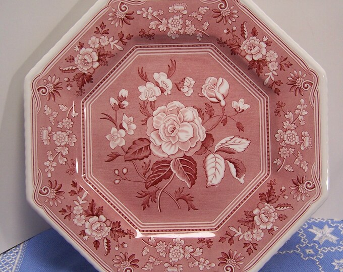 Spode Archive Red Transferware Plates - Etsy