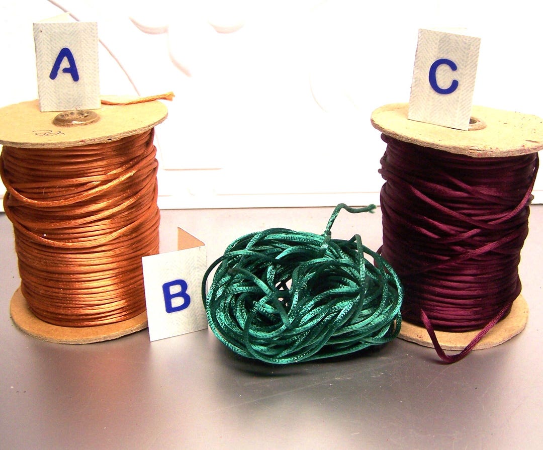 USA Small Rattail Craft Cord Yardage New Old Stock From the 1990s - Etsy