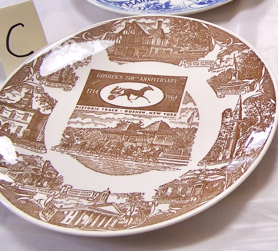 Goshen NY Yellowstone Plates - Etsy