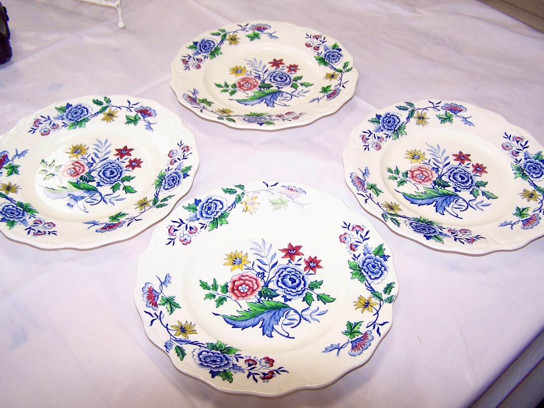 Palissy Sheridan Salad Plates Set of 4 - Etsy