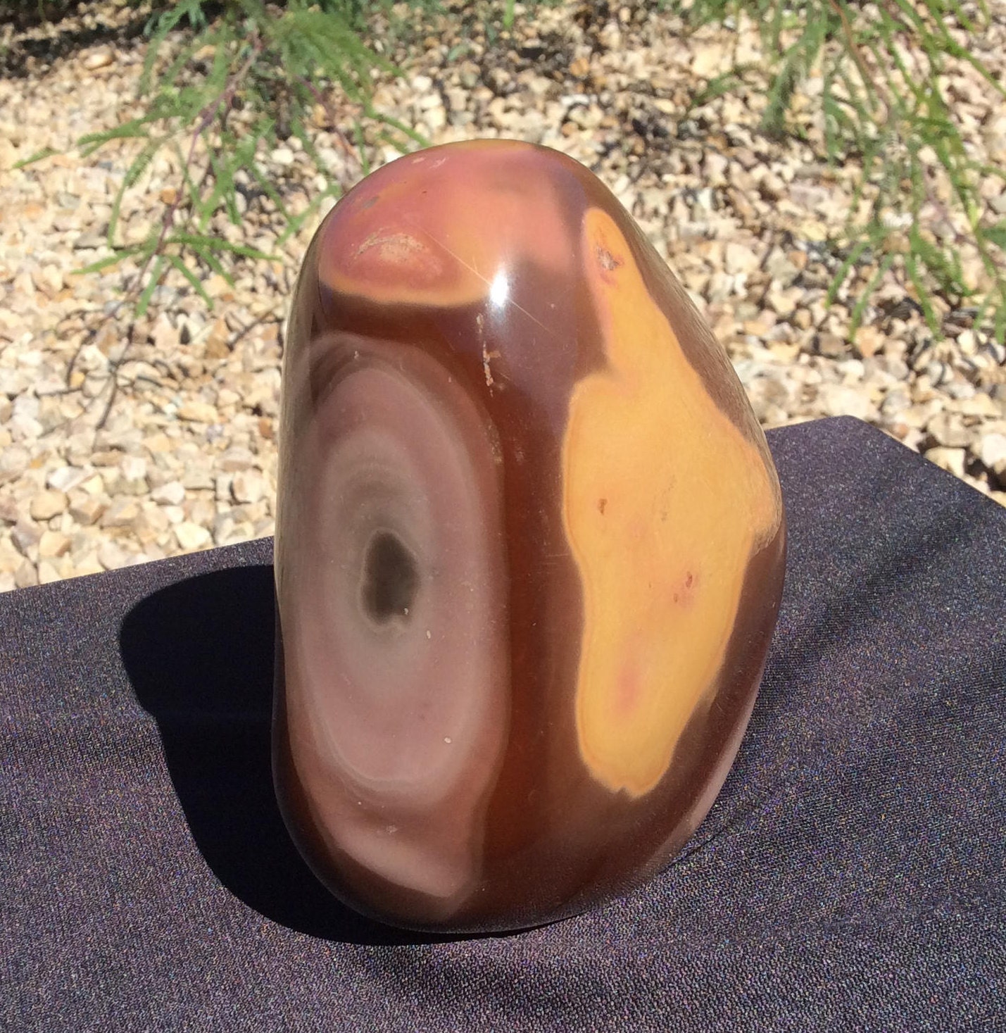 Polychrome Jasper Freeform With a Flat Cut Base so It Stands | Etsy